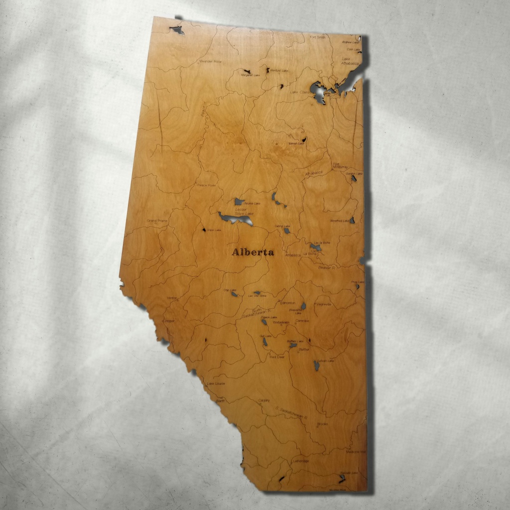Alberta Wood Map – Meridian Maps