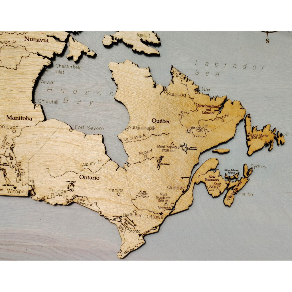 Canada Wood Map – Meridian Maps