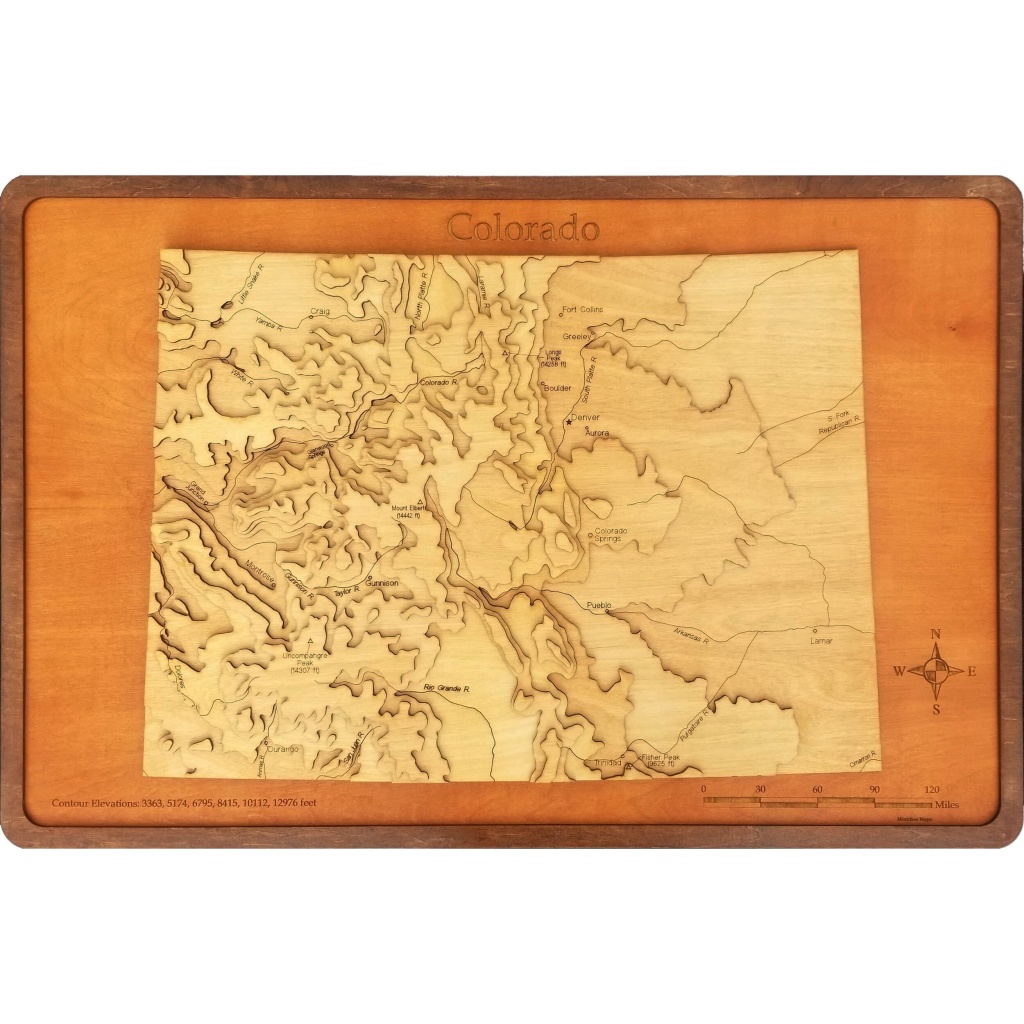 Colorado Wood Map – Meridian Maps