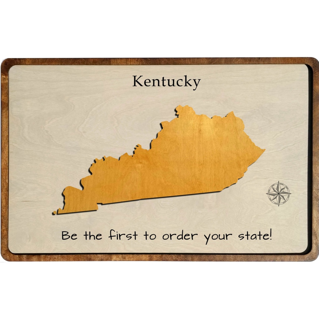 Kentucky Wood Map – Meridian Maps