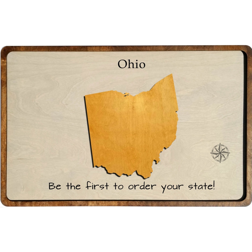 Ohio Wood Map – Meridian Maps